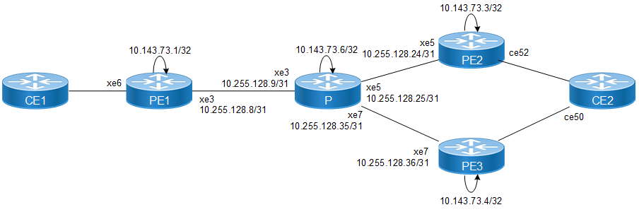 EVPN MPLS Configuration